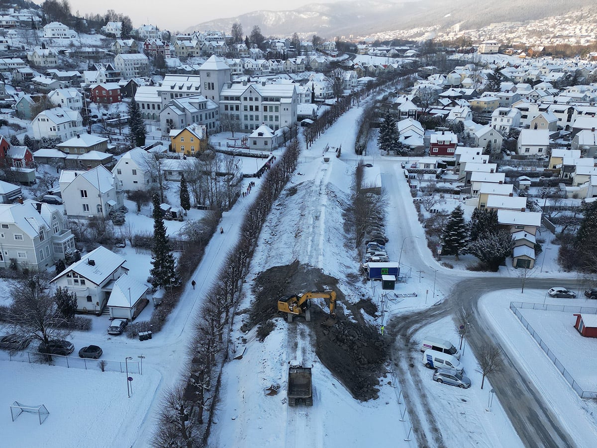 Riving av gamle Vestfoldbanen | Bane NOR