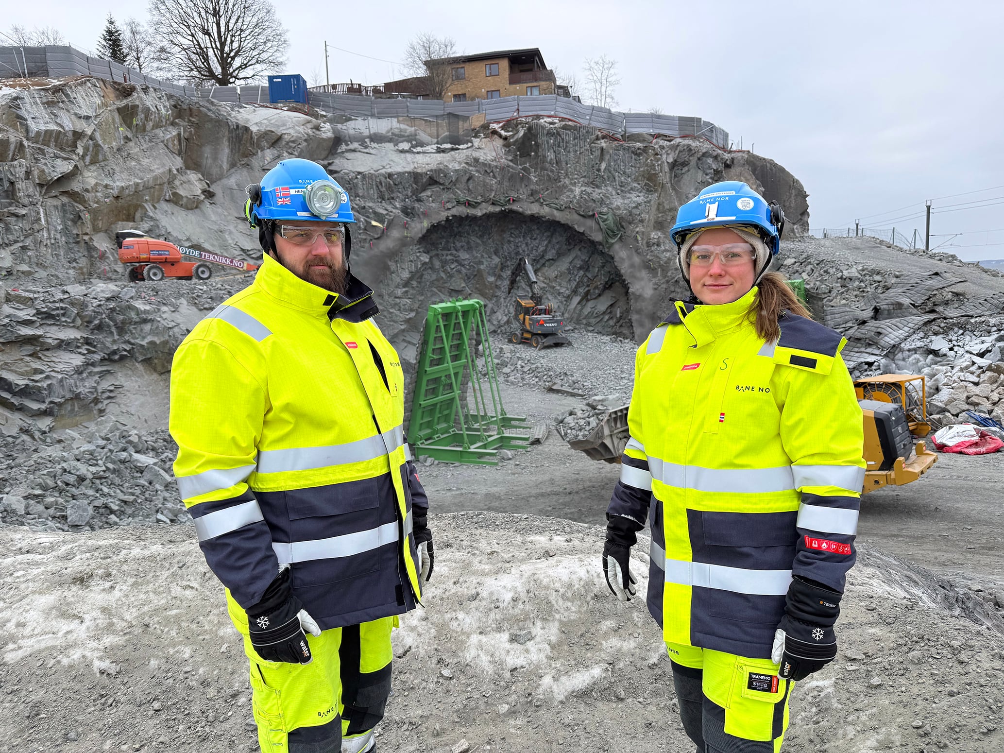Tunnelarbeid Kleberget | Bane NOR
